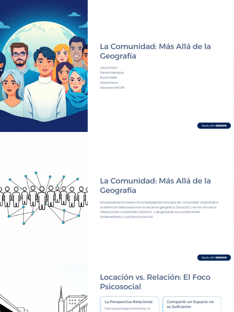 La Comunidad Mas Alla de La Geografia | PDF | Comunidad | Las emociones