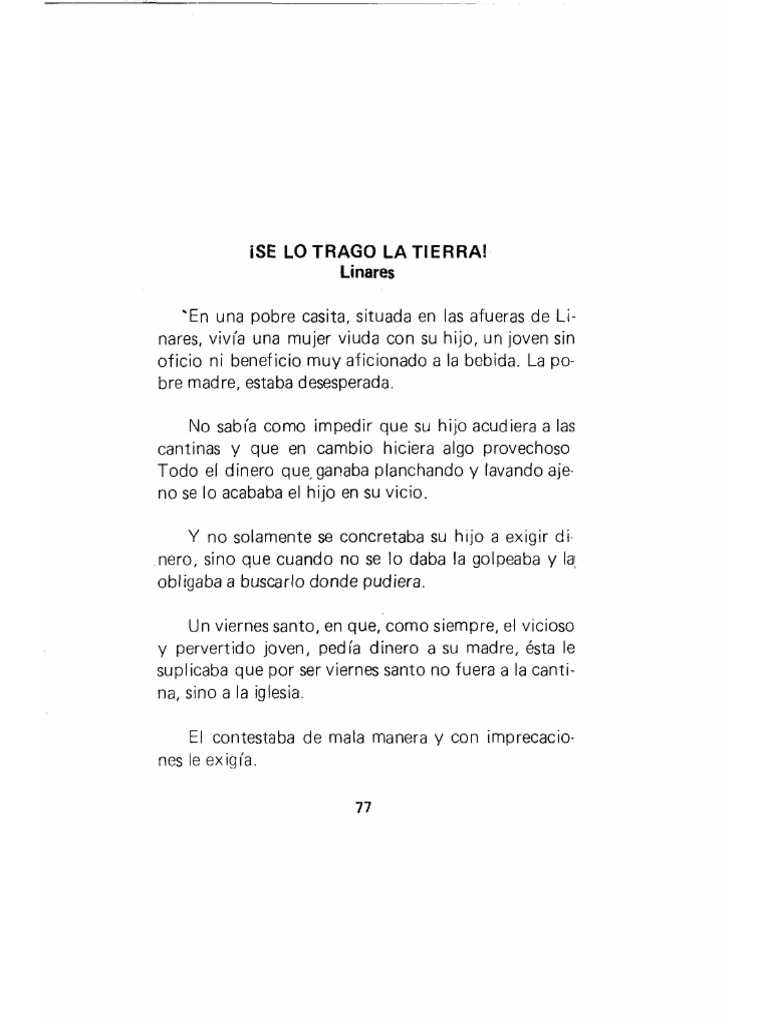 Se Lo Trago La Tierra | PDF