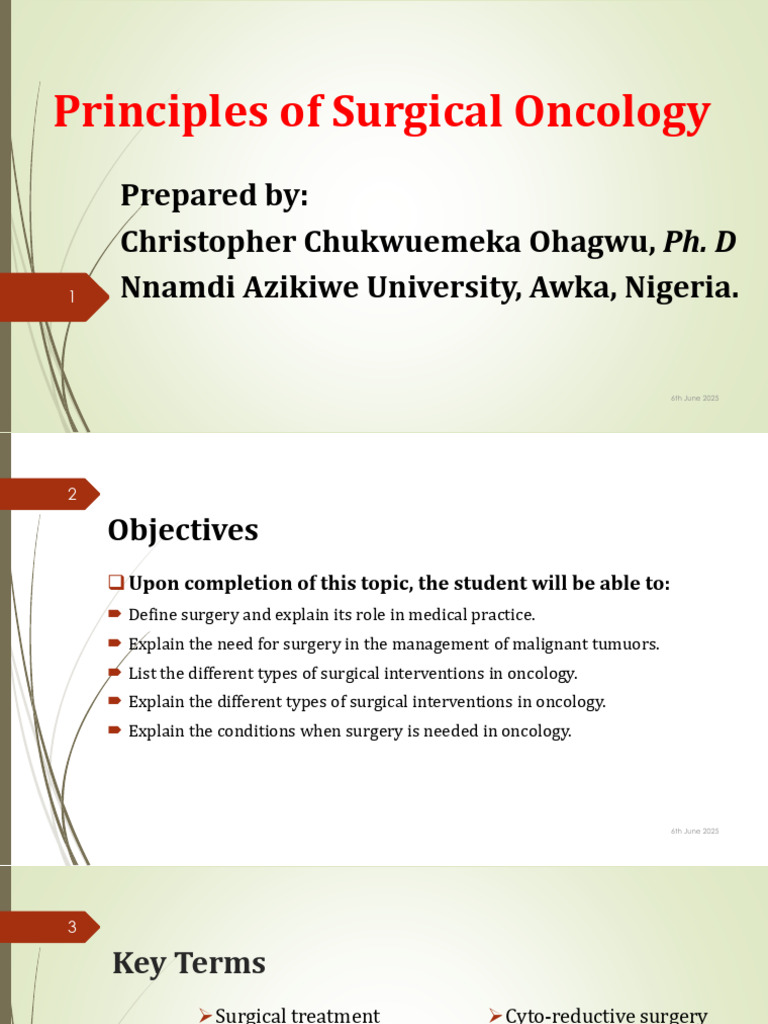 Surgical Oncology Compressed | PDF | Biopsy | Oncology