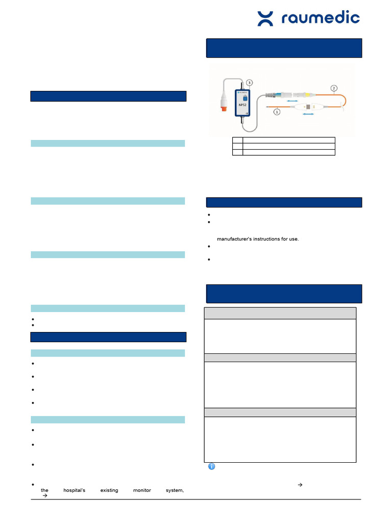 NPS2 Device User Instructions for Pressure Monitoring | PDF | Hertz ...