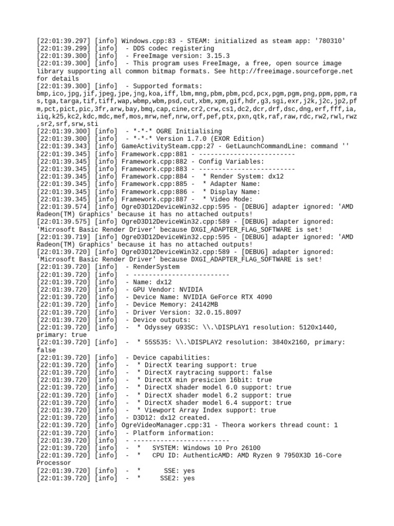 exor_logs.2 | PDF | Computer Graphics | Computing