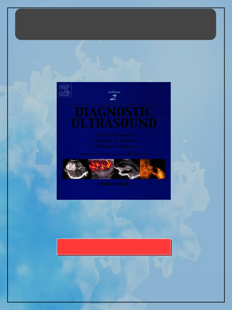 Diagnostic ultrasound Volume 2 3rd Edition Carol M. Rumack Complete ...