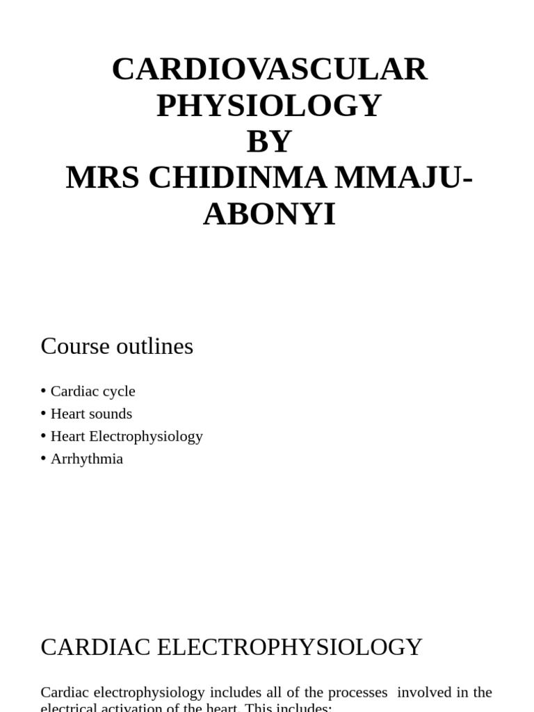 Updated Cardiovascular Physiology | PDF | Heart Valve | Ventricle (Heart)