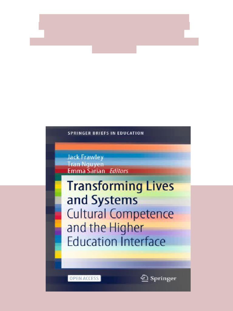 Cultural Competence and The Higher Education Interface 22476234 | PDF ...