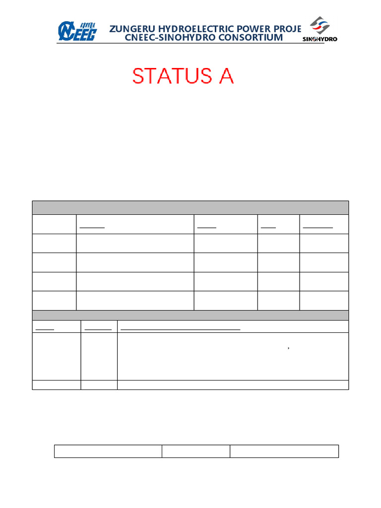 Draft Tube Installation Method Statement | PDF | Welding | Construction
