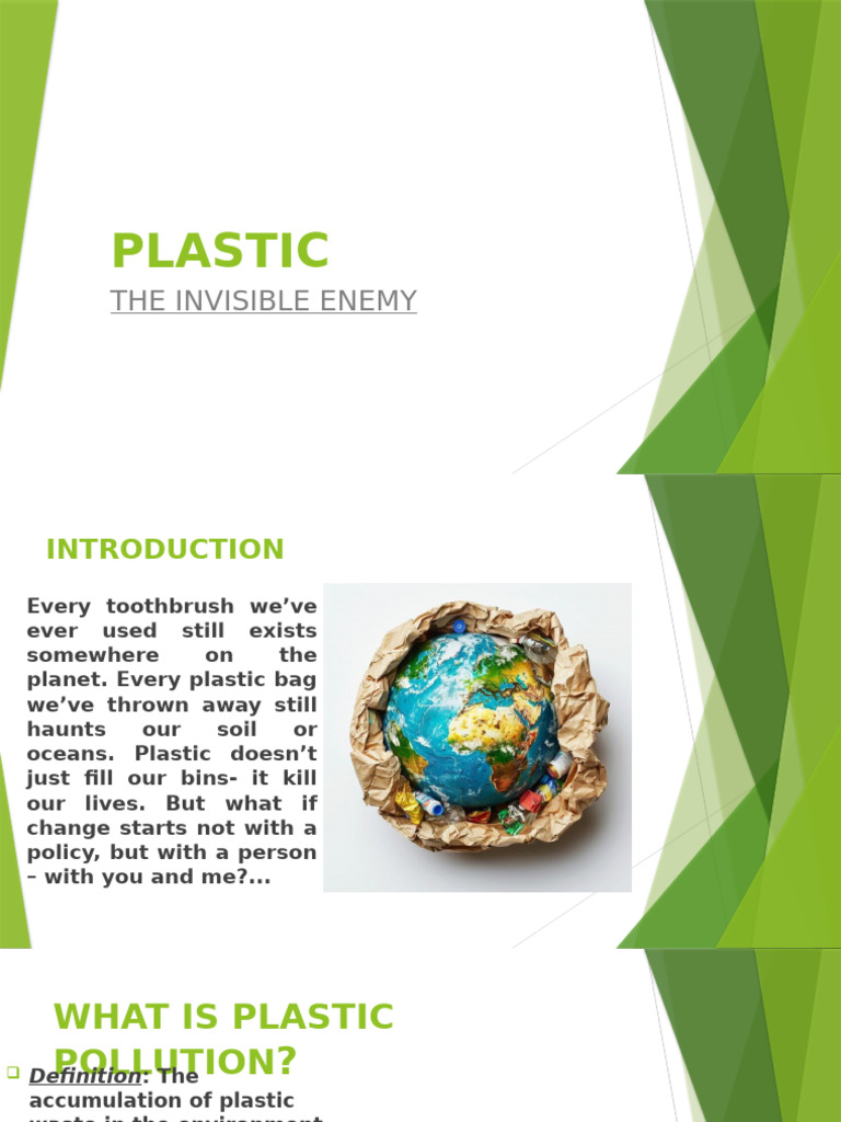 Combatting Plastic Pollution: 3S Lifestyle | PDF | Plastic | Waste