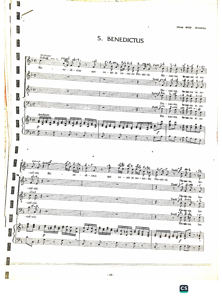 Benedictus | PDF
