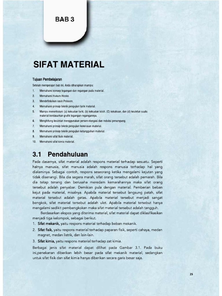 Sifat Material | PDF