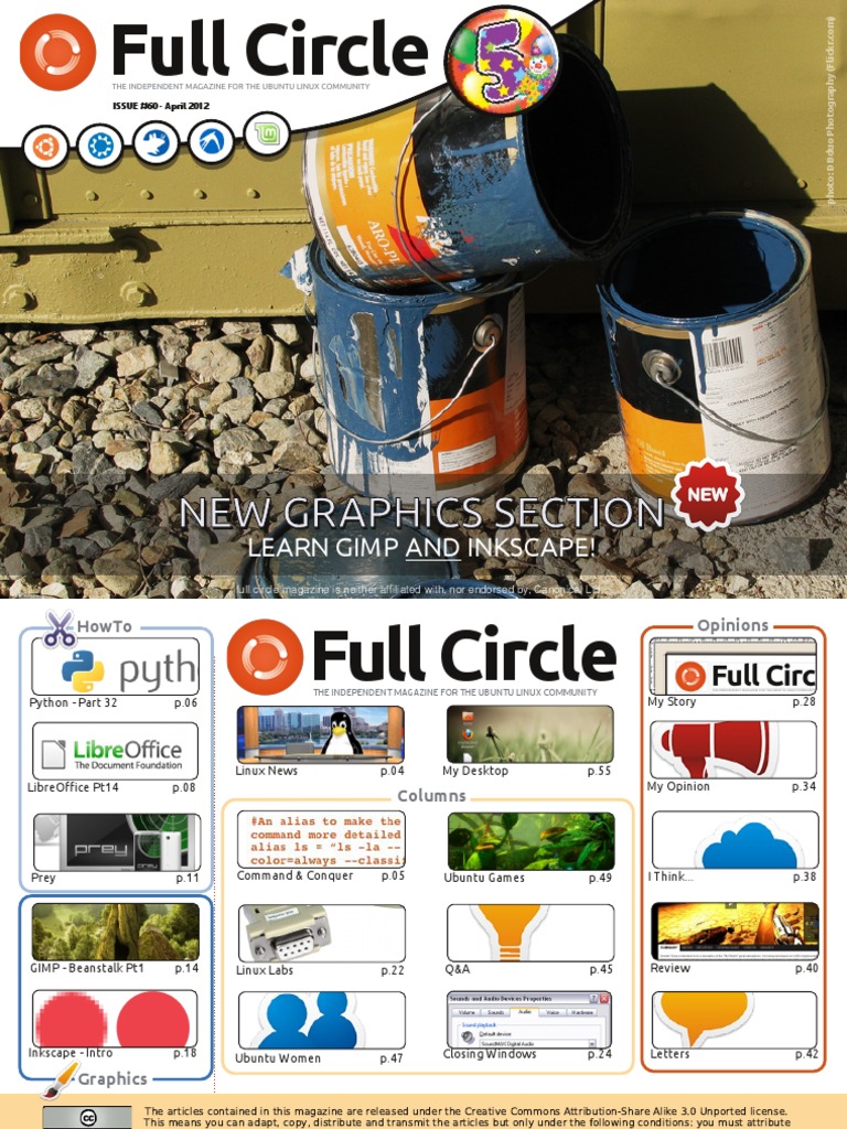Full Circle Magazine Issue #60 En - April 2012 | Graphics | Command ...