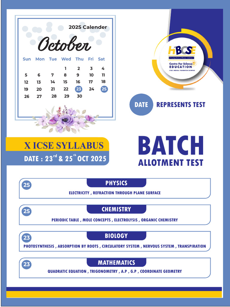 Syllabus X Icse | PDF