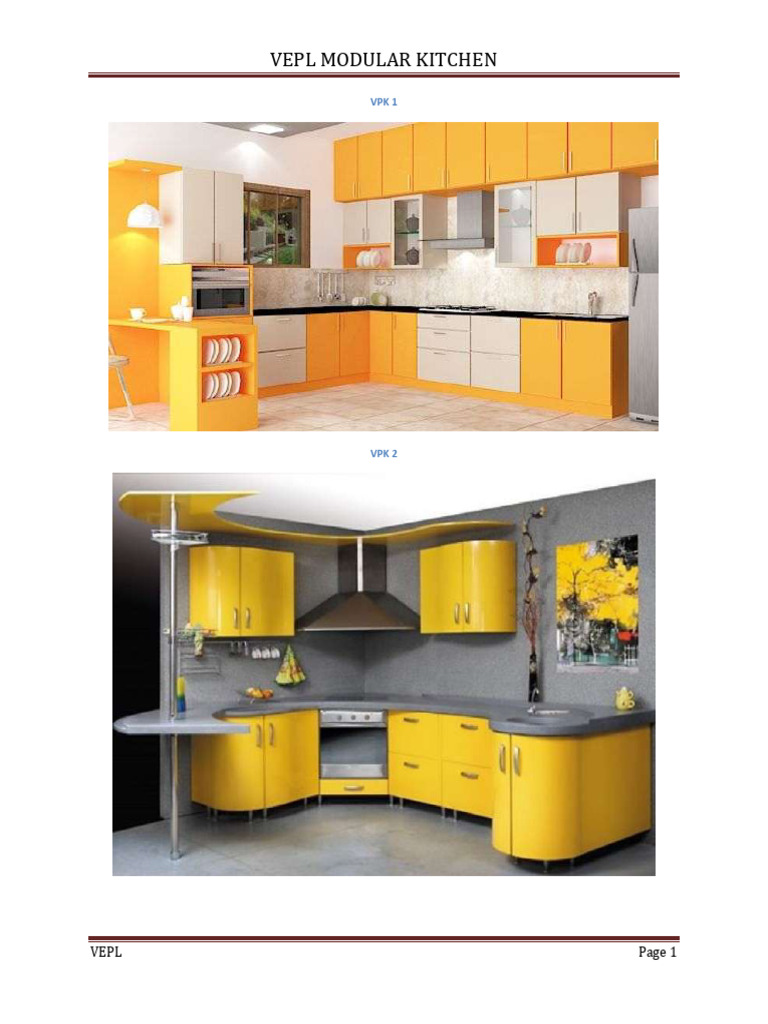 Italian Modular Kitchen | PDF