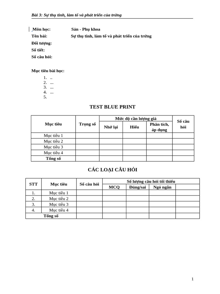 Su Thu Tinh, Lam To Va Phat Trien Cua Trung-Sua Lan Cuoi-V2 | PDF