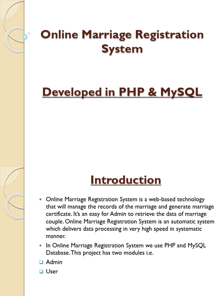 OMRS Project PPT Gcutv8 | PDF | Operating System | Php