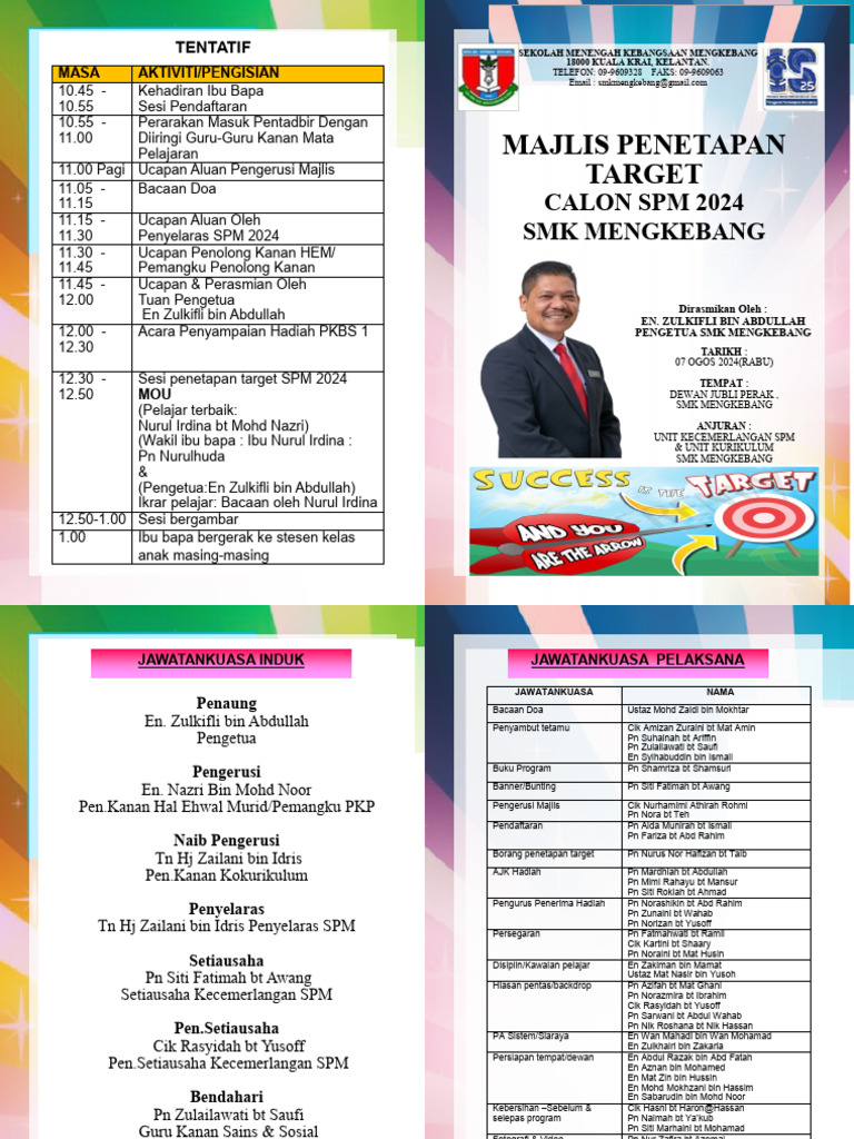 Majlis Penetapan Target SPM 2024 | PDF
