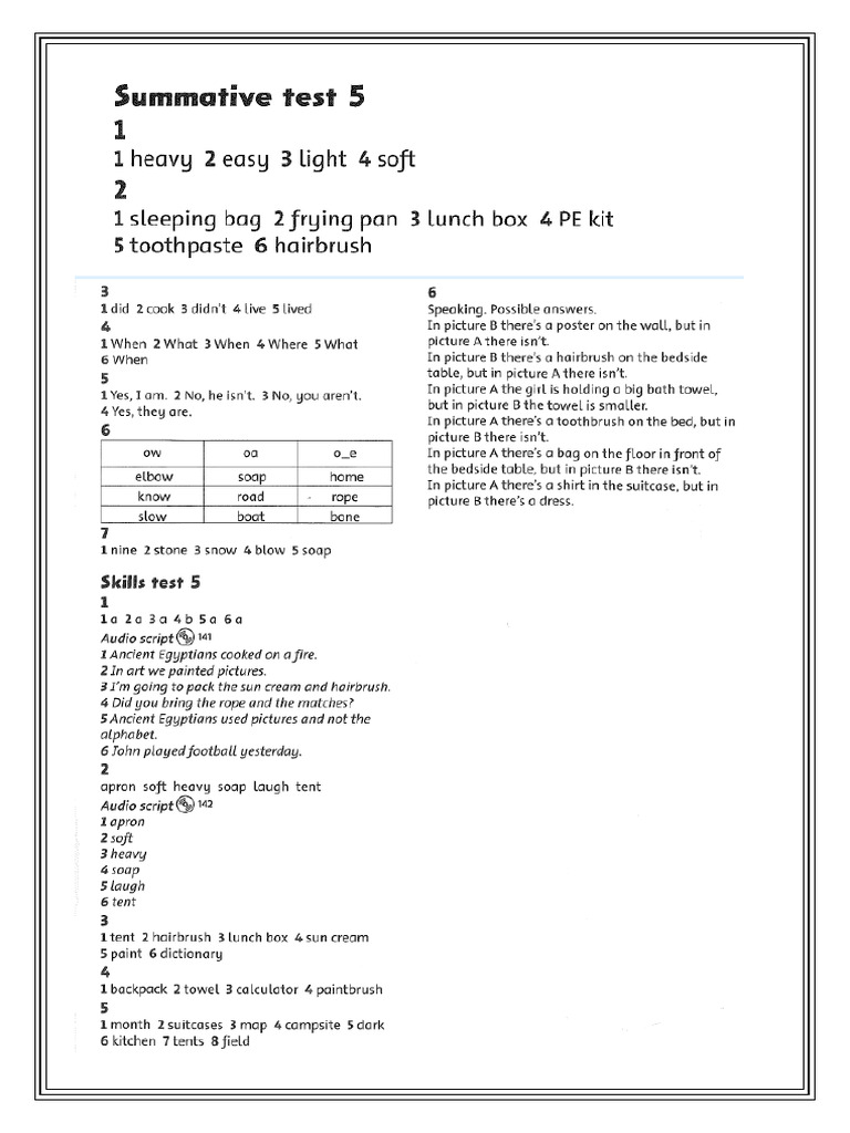 3rd Class Javoblar | PDF