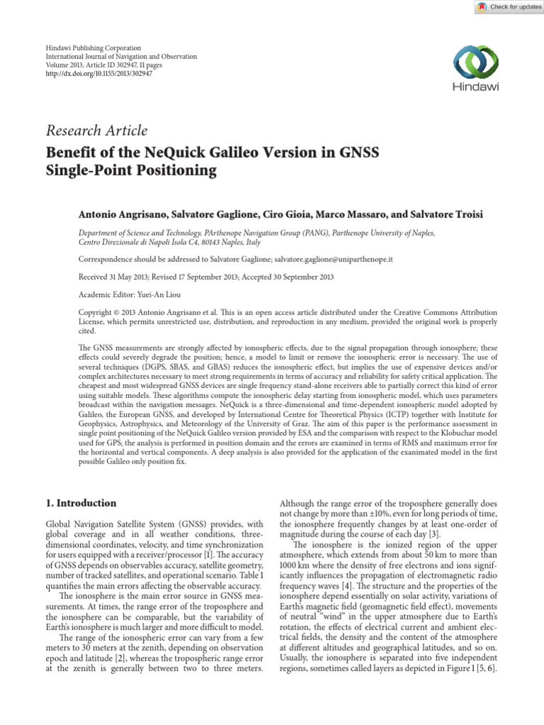 International Journal of Navigation and Observation - 2013 - Angrisano ...