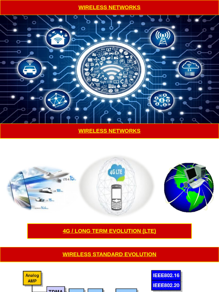 Wireless Networks | PDF | Lte (Telecommunication) | Computer Network