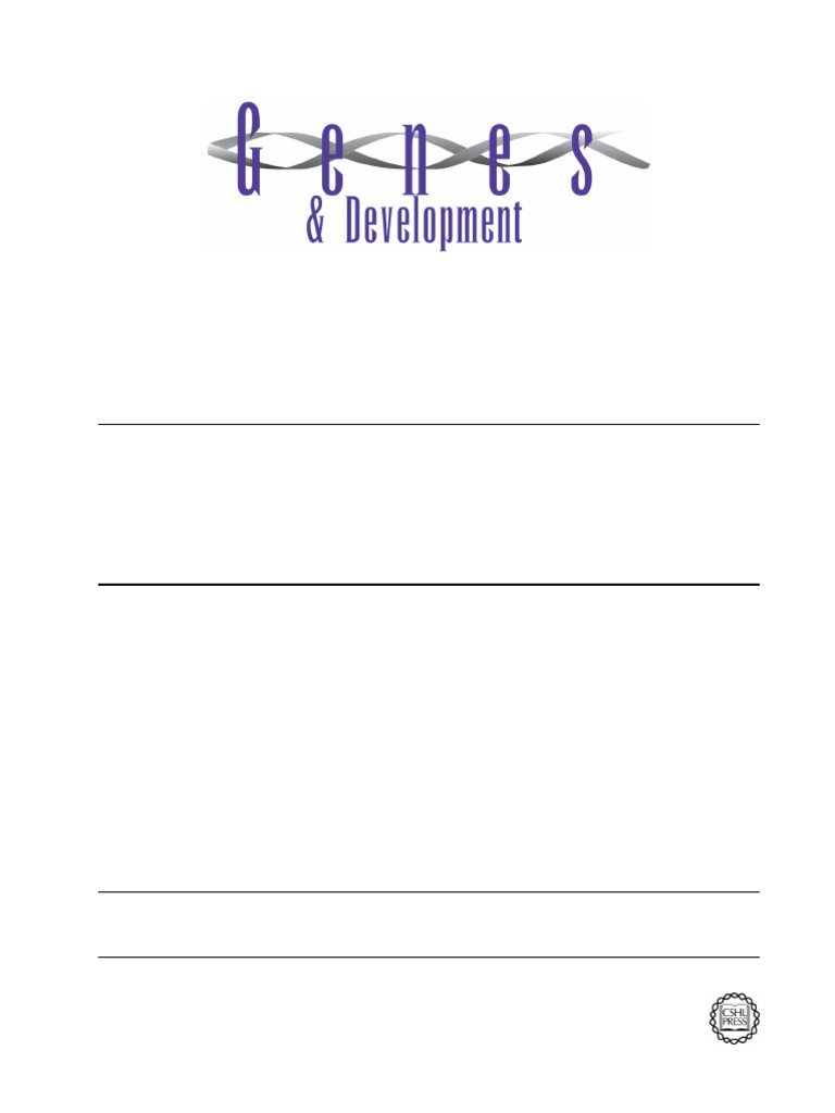 Acetylation of p53 by p300 and PCAF(1998 G & D) | PDF | P53 ...