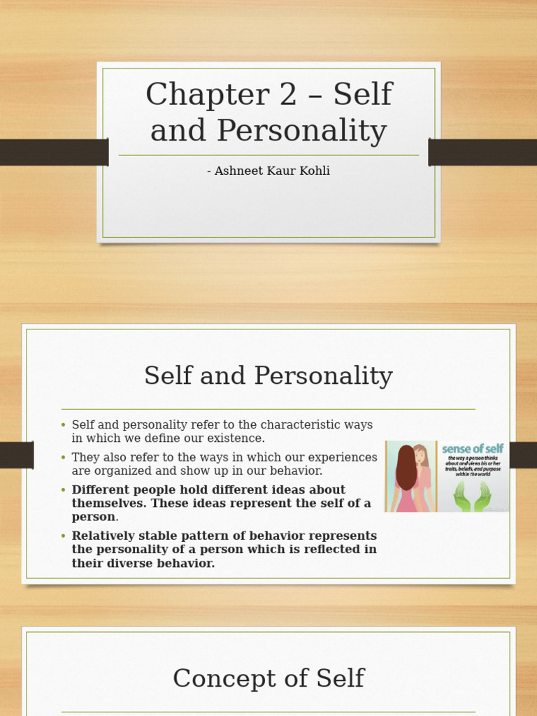 Understanding Self and Personality Concepts | PDF | Self Concept ...