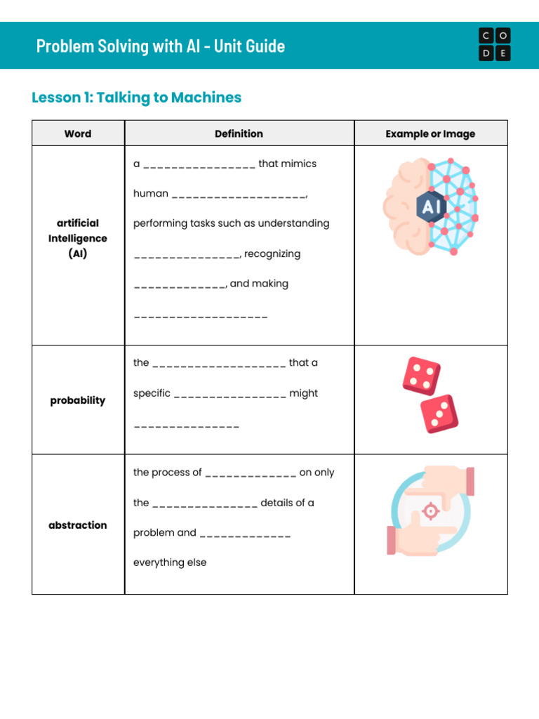 Problem Solving With AI Unit Guide | PDF | Artificial Intelligence | Intelligence (AI) & Semantics