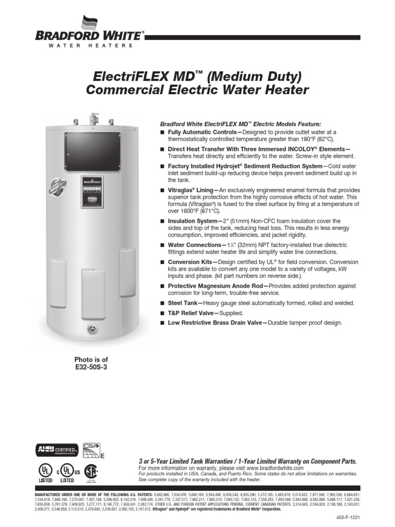 BW - E32 Commercial | PDF | Water Heating | Mechanical Engineering