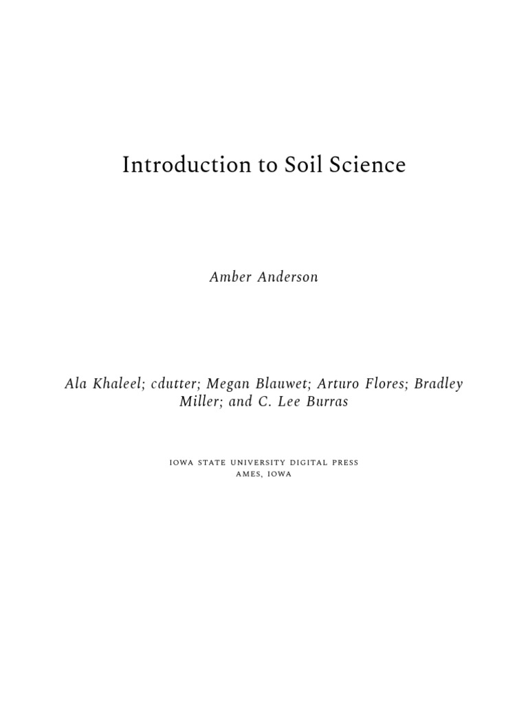 Introduction-to-Soil-Science-1703101304 | PDF | Soil | Loam