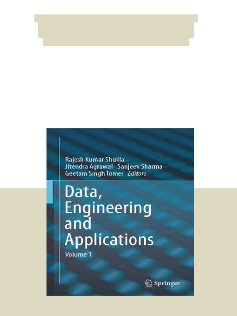 (Ebook) Data, Engineering and Applications: Volume 1 by Rajesh Kumar ...
