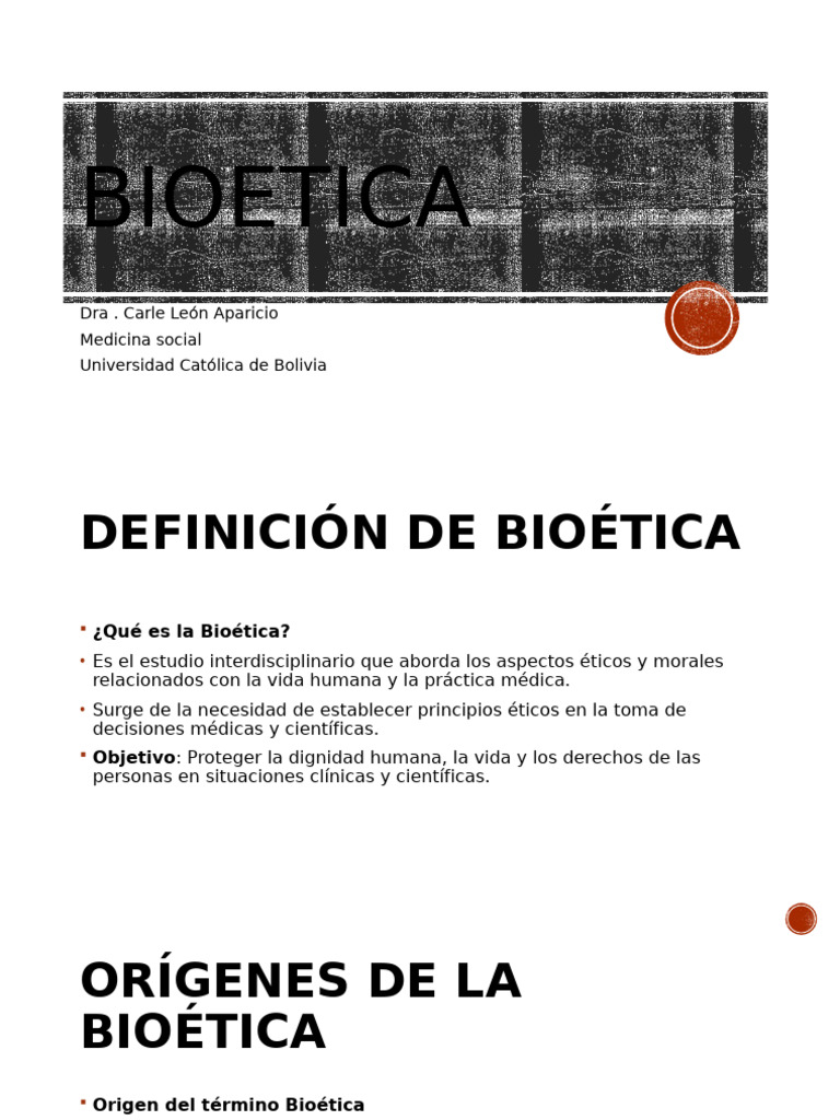 BIOETICA | PDF | Bioética | Etica social