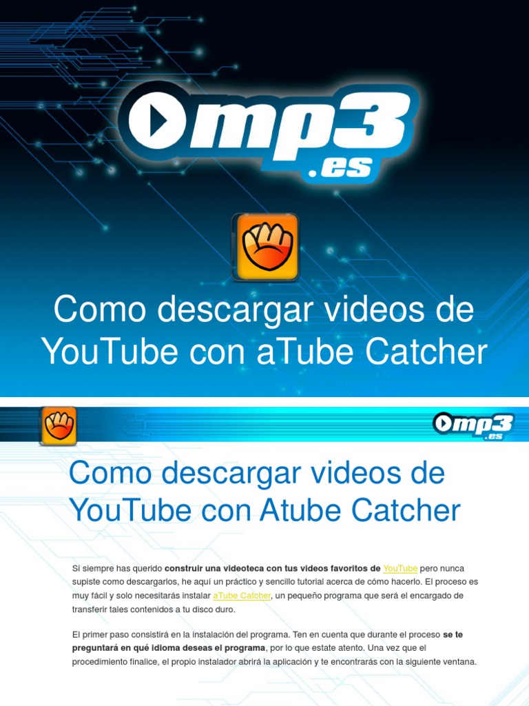 Como Descargar Videos de Youtube Con Atube Catcher | Descargar gratis ...