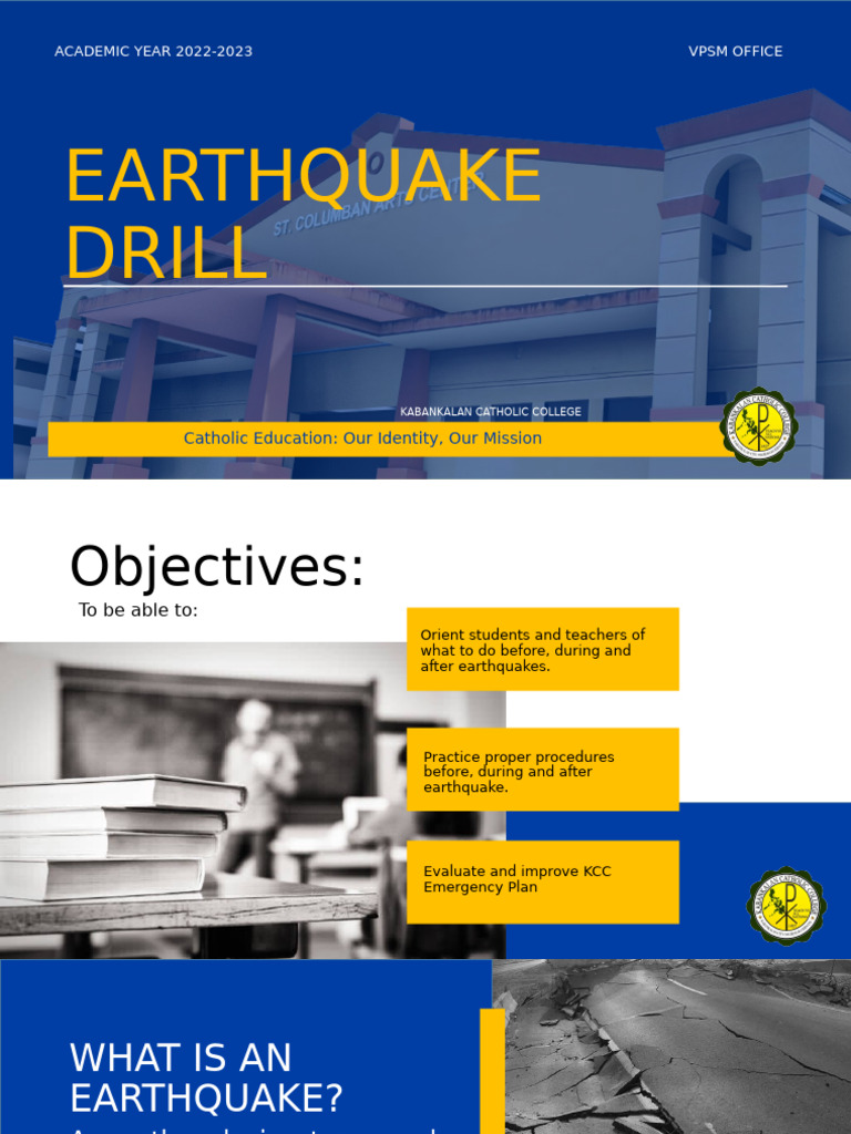 Earthquake Drill | PDF | Earthquakes | Emergency Evacuation