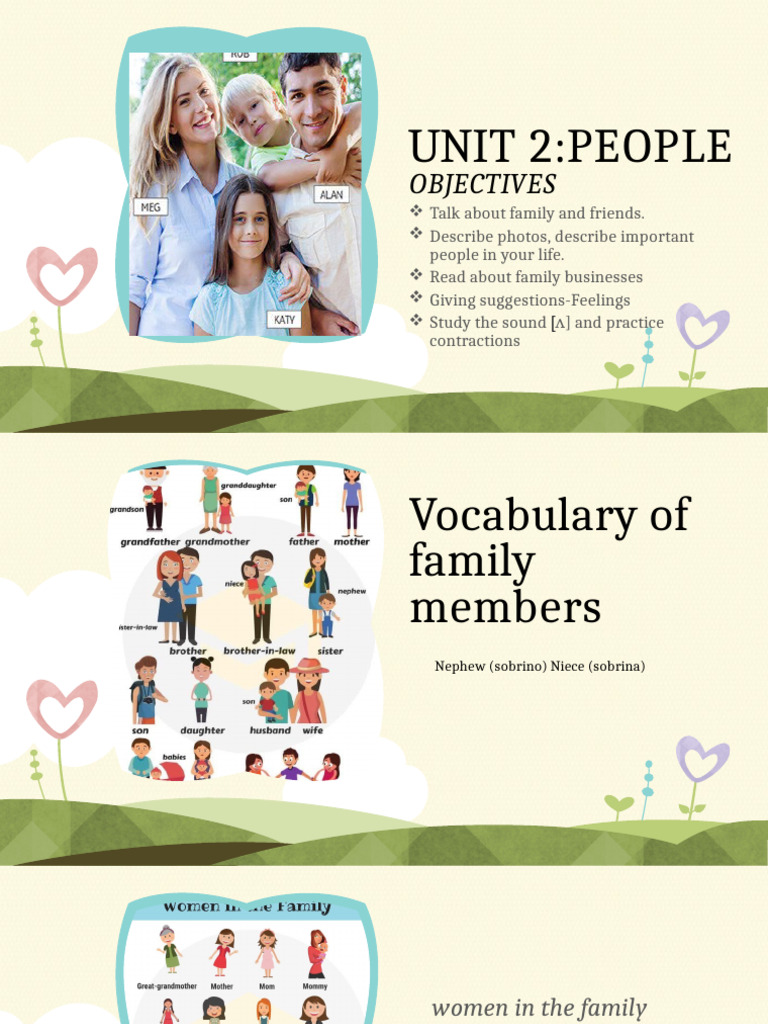 Unit 2. Introduction to Family | PDF