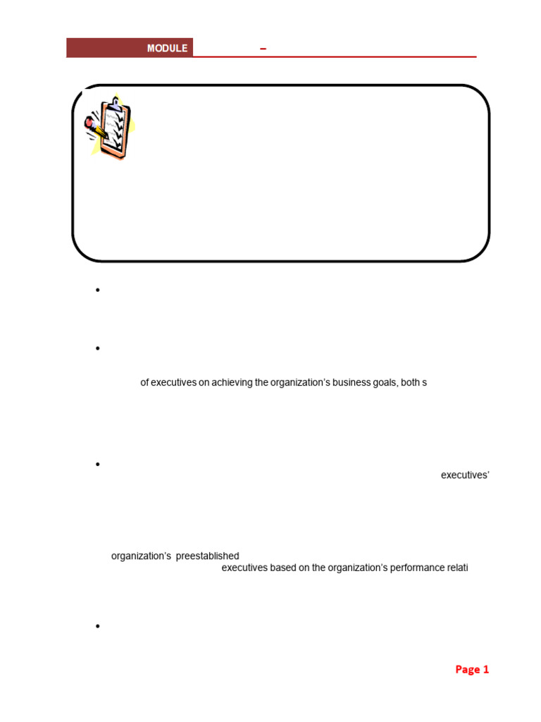 Executive Compensation and Incentive Plans | PDF | Stocks | Option ...