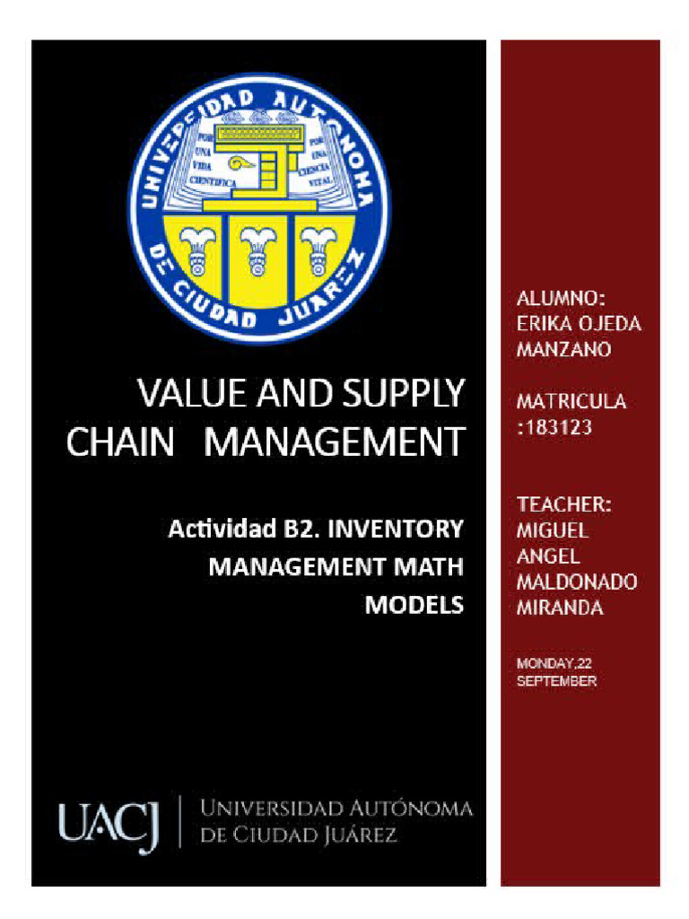 Inventory Management Practice Problems | PDF