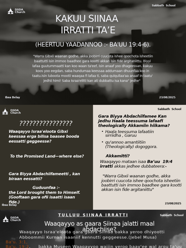 DSDA Church | PDF