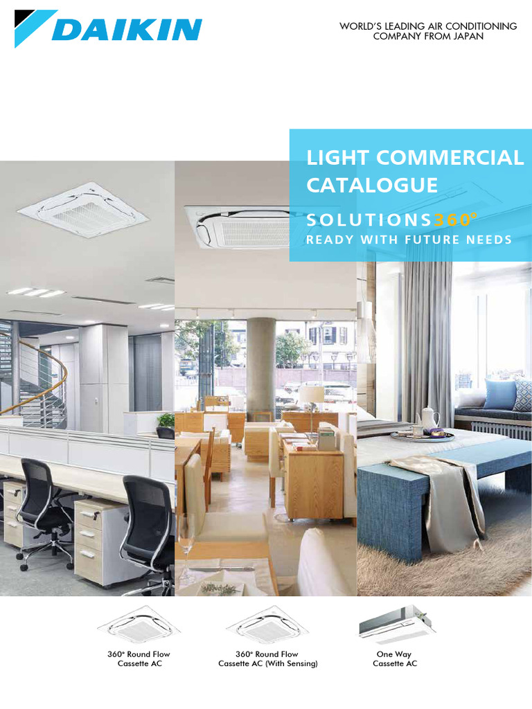 Daikin Light Commercial AC Solutions | PDF | Air Conditioning ...