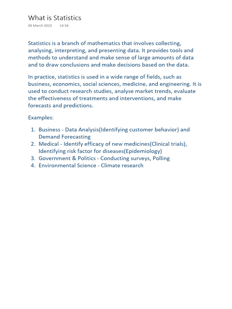 Session 38 - Descriptive Statistics | PDF | Coefficient Of Variation | Statistics