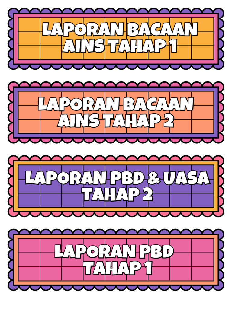 Label Info Board Besar | PDF