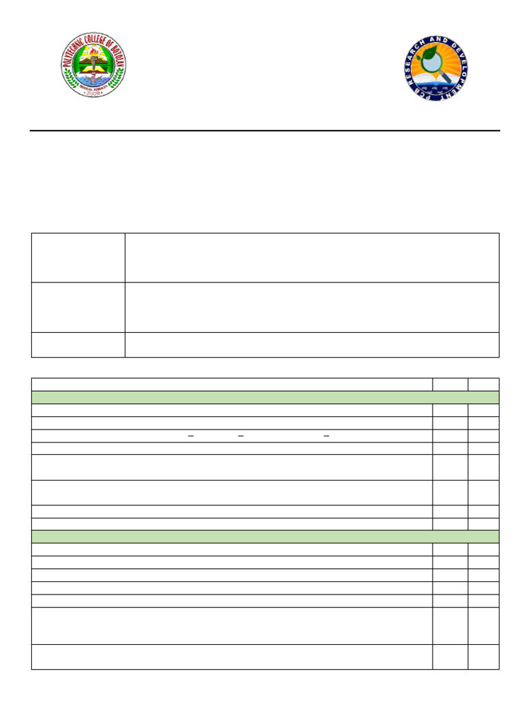 Updated Thesis Format and Checklist IMRaD 2024 | PDF | Hypothesis | Statistics