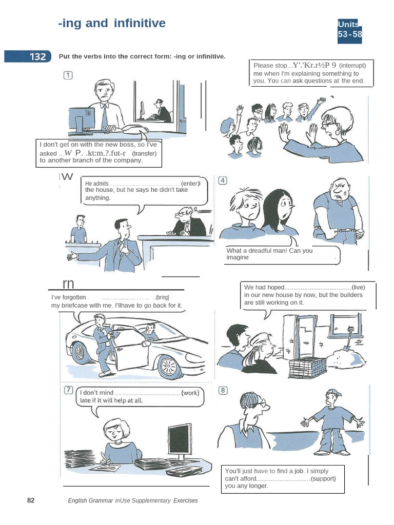 Pages From Future Tenses Adjectives Gerunds Vs Infinitives Testpdf PDF ...