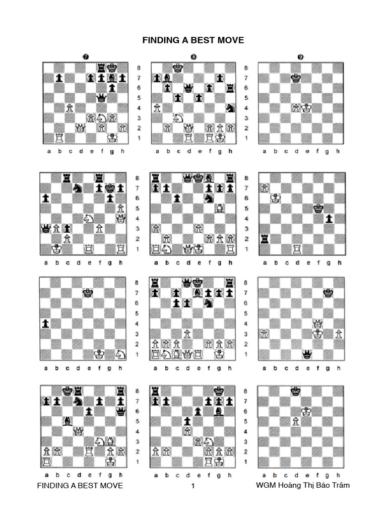 Finding The Best Move | PDF