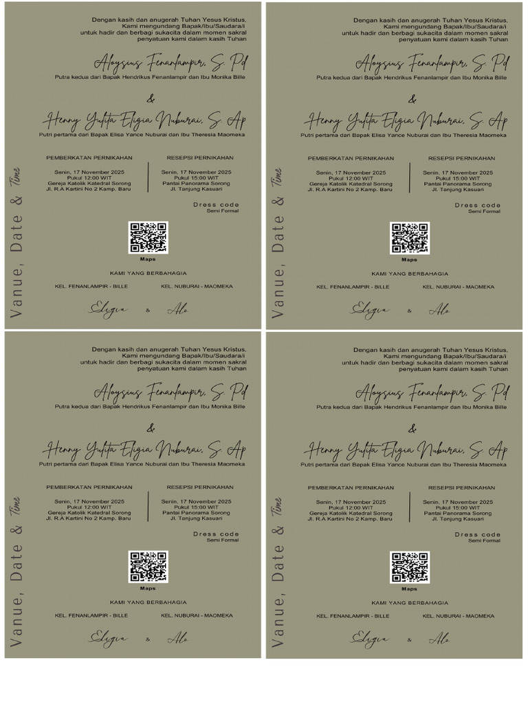 Undangan Print Revisi | PDF