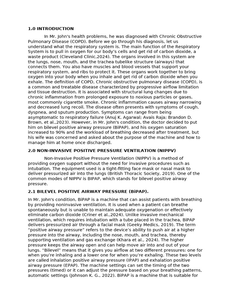 The Role of BiPAP in Managing Acute COPD Exacerbations Nursing ...