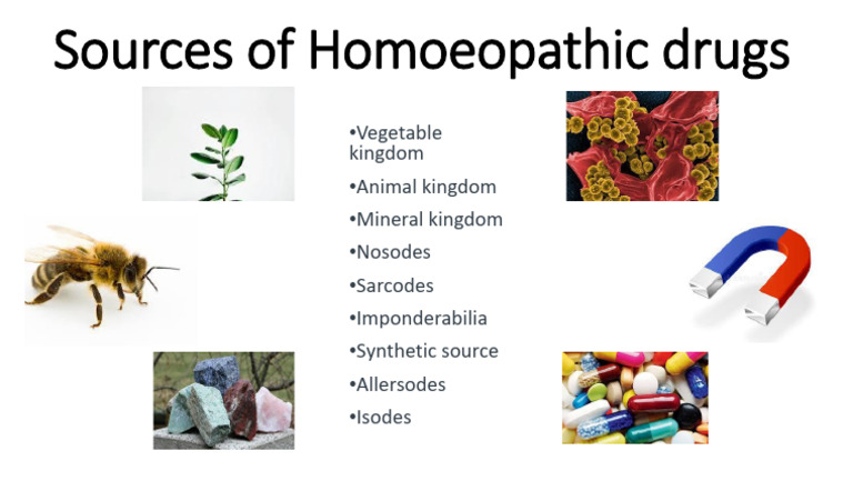 Sources of Homoeopathic Drugs | PDF
