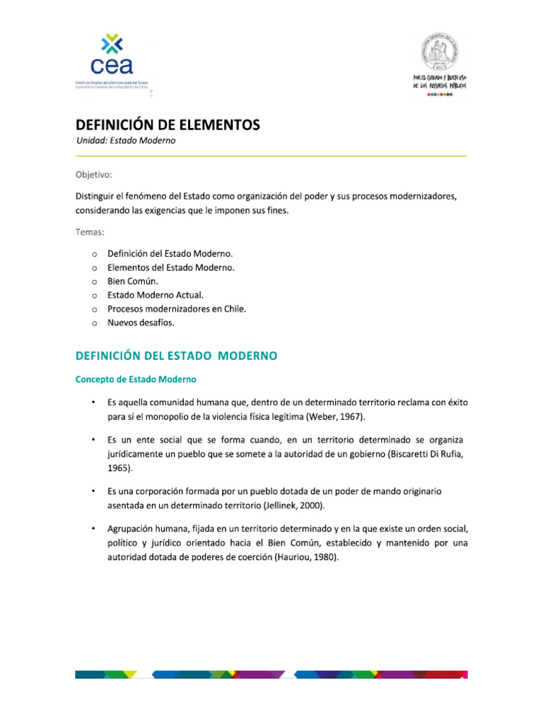 Definición de Elementos | PDF