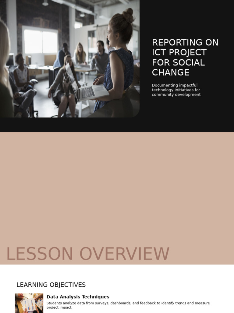 ICT Project Lesson Plan Presentation | PDF | Educational Technology | Data