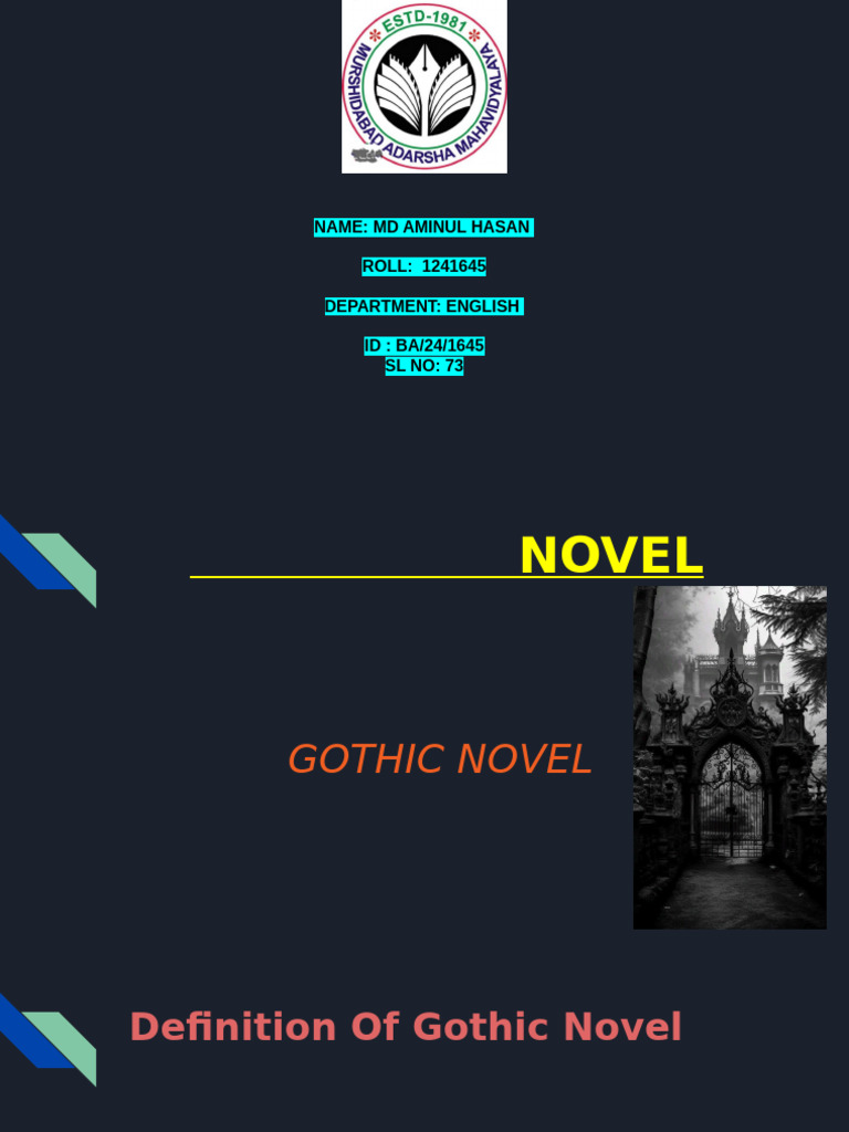 Understanding Gothic Novels: Key Features | PDF