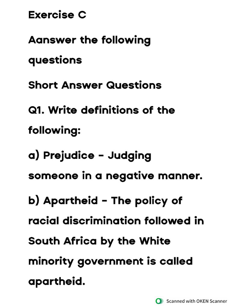 Class 6 Chapter 2 Short Answer Questions | PDF