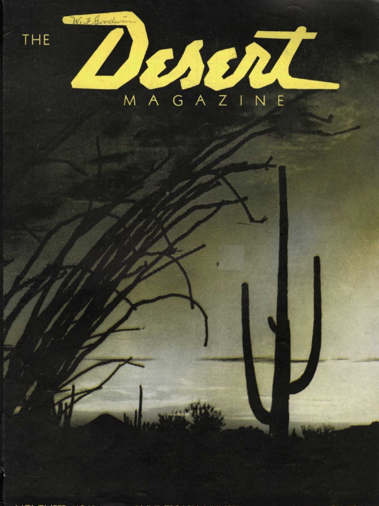 Desert Magazine 1940 November (194011) | PDF | Arizona | Southwestern ...