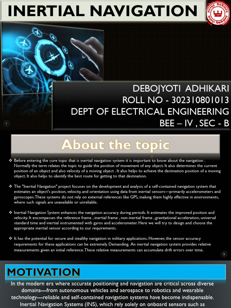 Inertial Navigation System Overview | PDF | Inertial Navigation System ...
