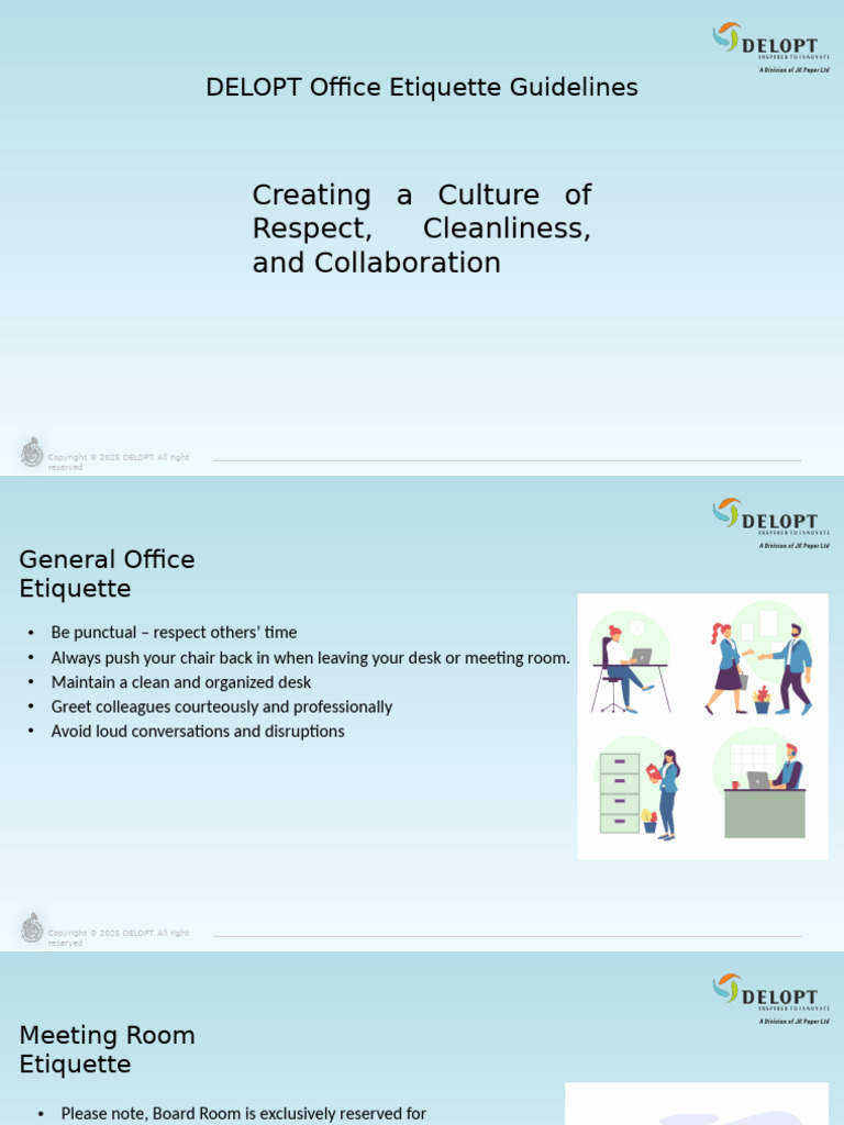 DELOPT Office Etiquette IT | PDF | Computer Security | Security